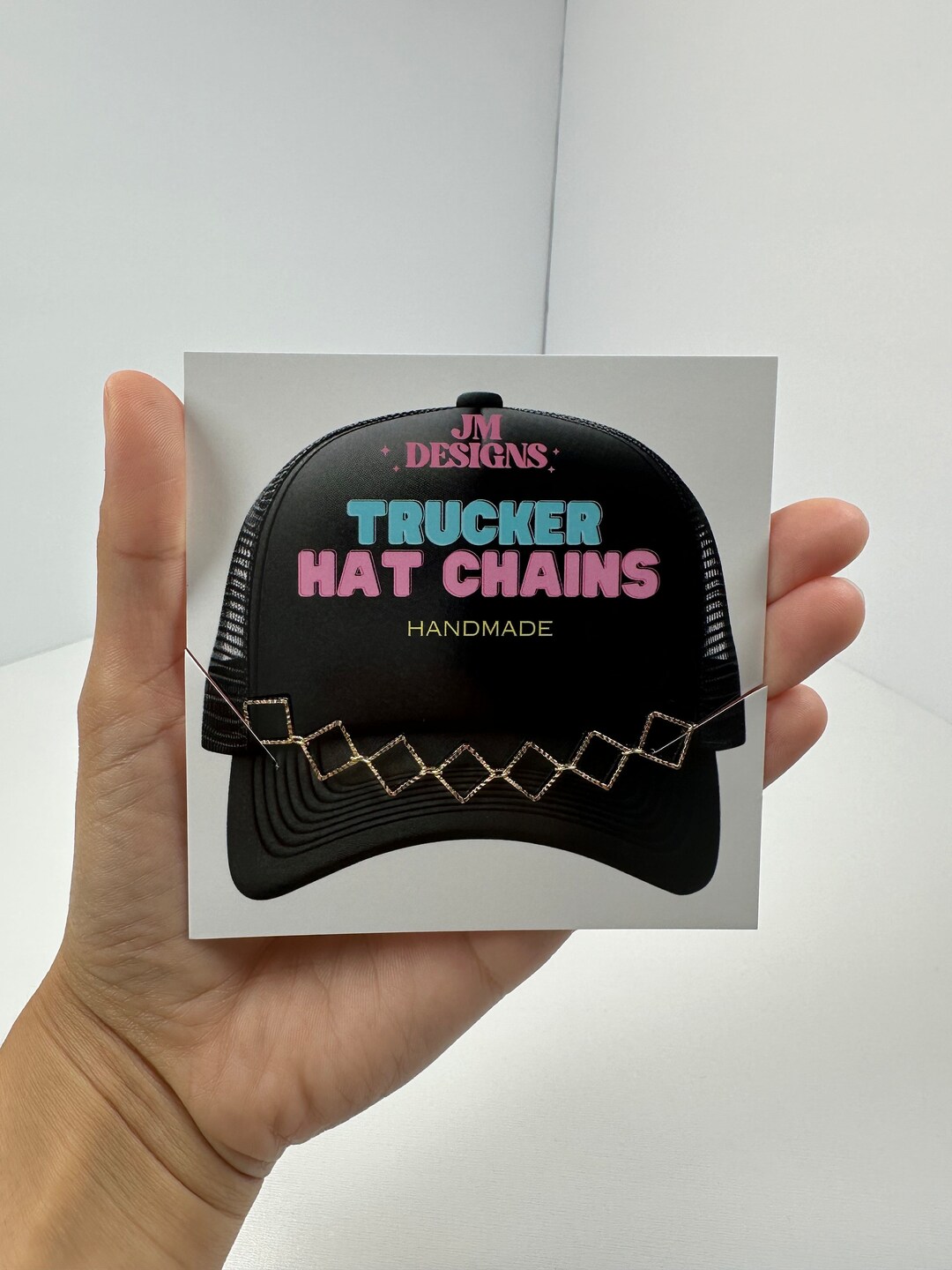 Trucker Hat Chains| Square Hat Chain| Hat Accessories| Trendy Chains ...