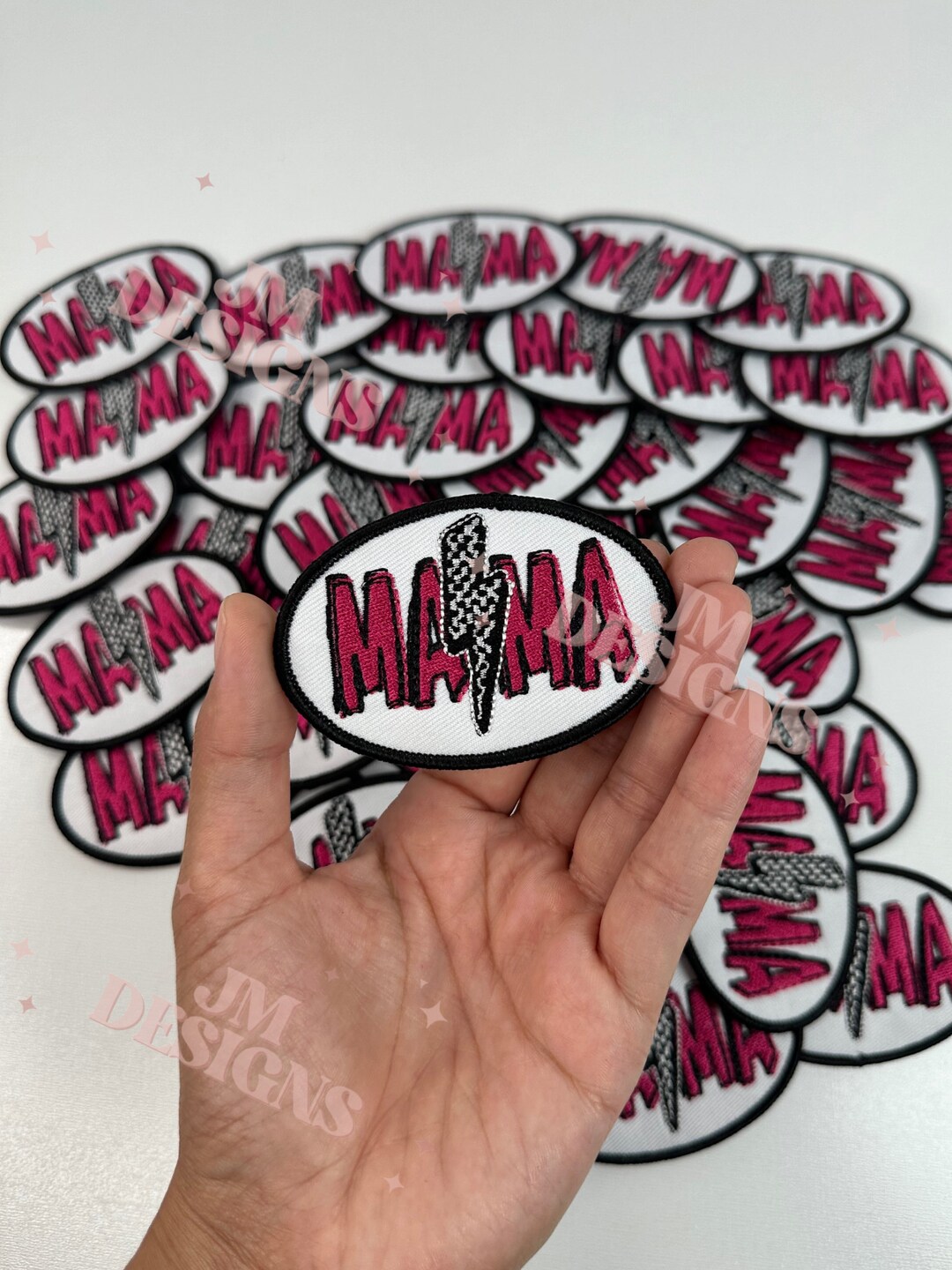 Mama Iron on Patch |iron on | Mom Patch| Southern Patches | Hat Bar ...