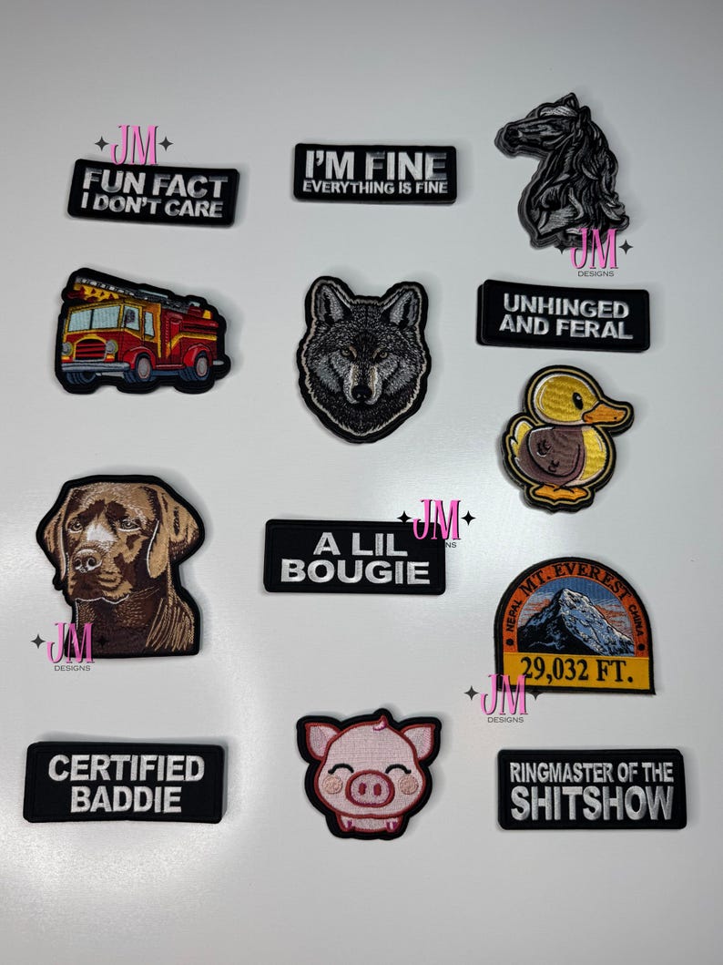 Baby Duck Iron on Patch |iron on |bold Patch| Funny Patches | Hat Bar ...