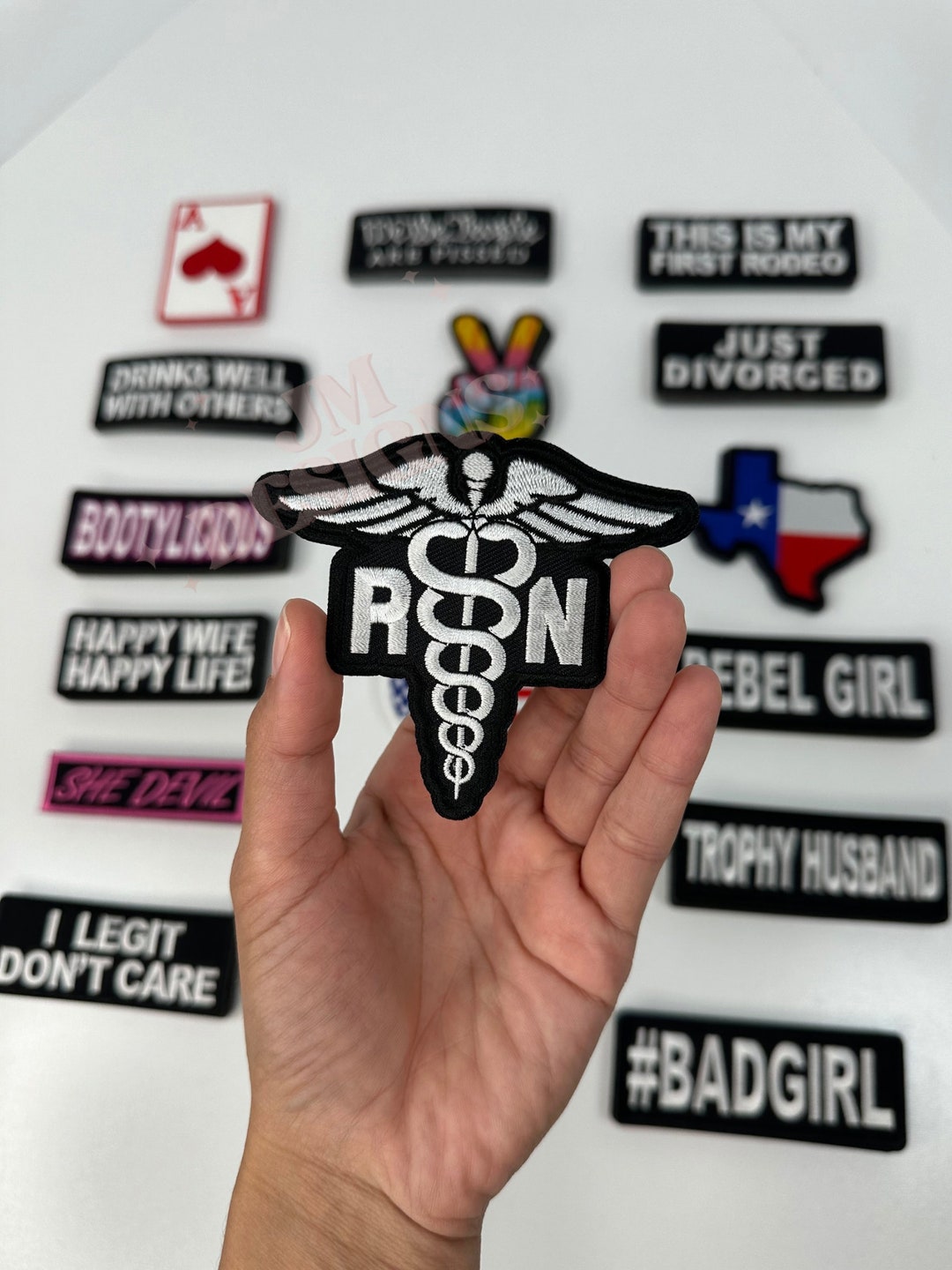 RN Iron on Patch |iron on |nurse Patch| Funny Patches | Hat Bar|trucker ...