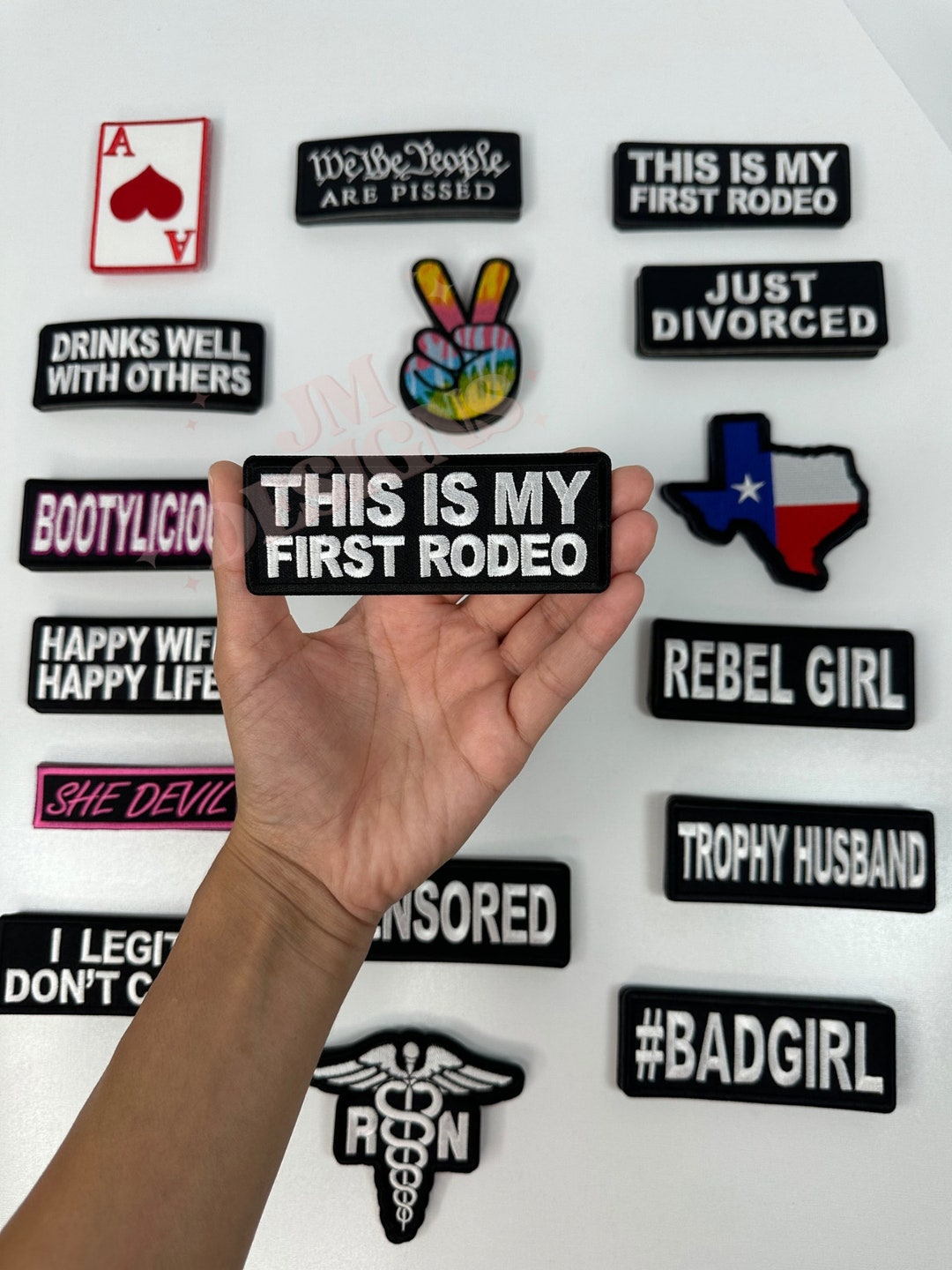 This is My First Rodeo Iron on Patch |iron on |bold Patch| Funny ...