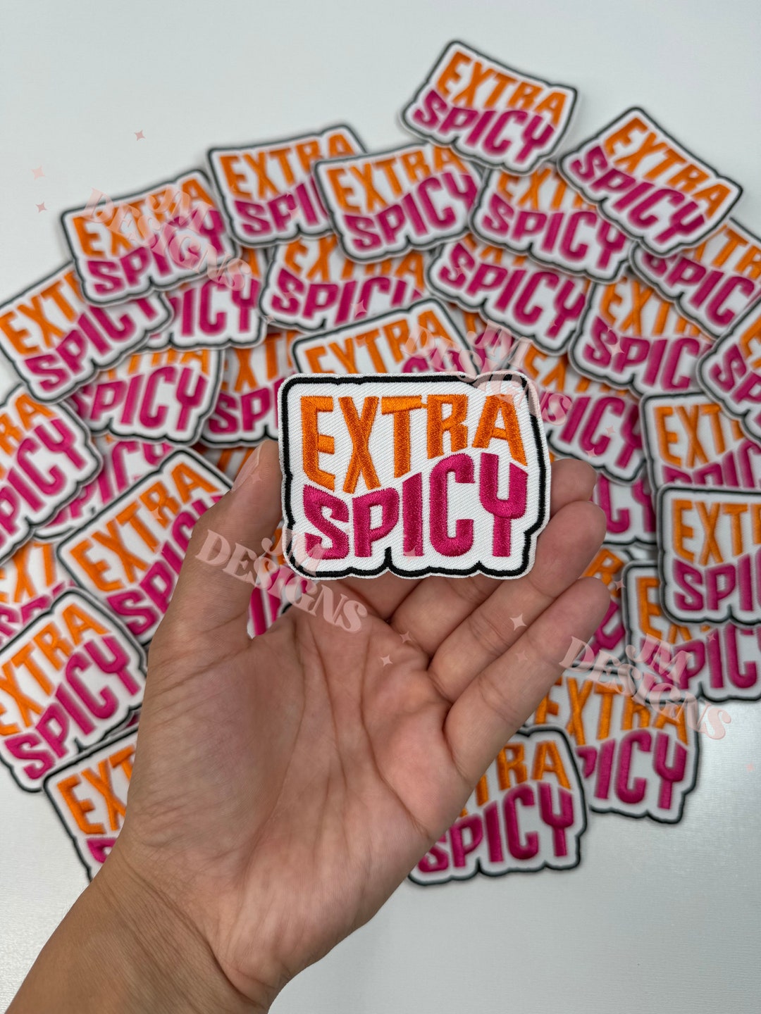 Extra Spicy Iron on Patch |iron on | Bold Patch| Funny Patches | Hat ...