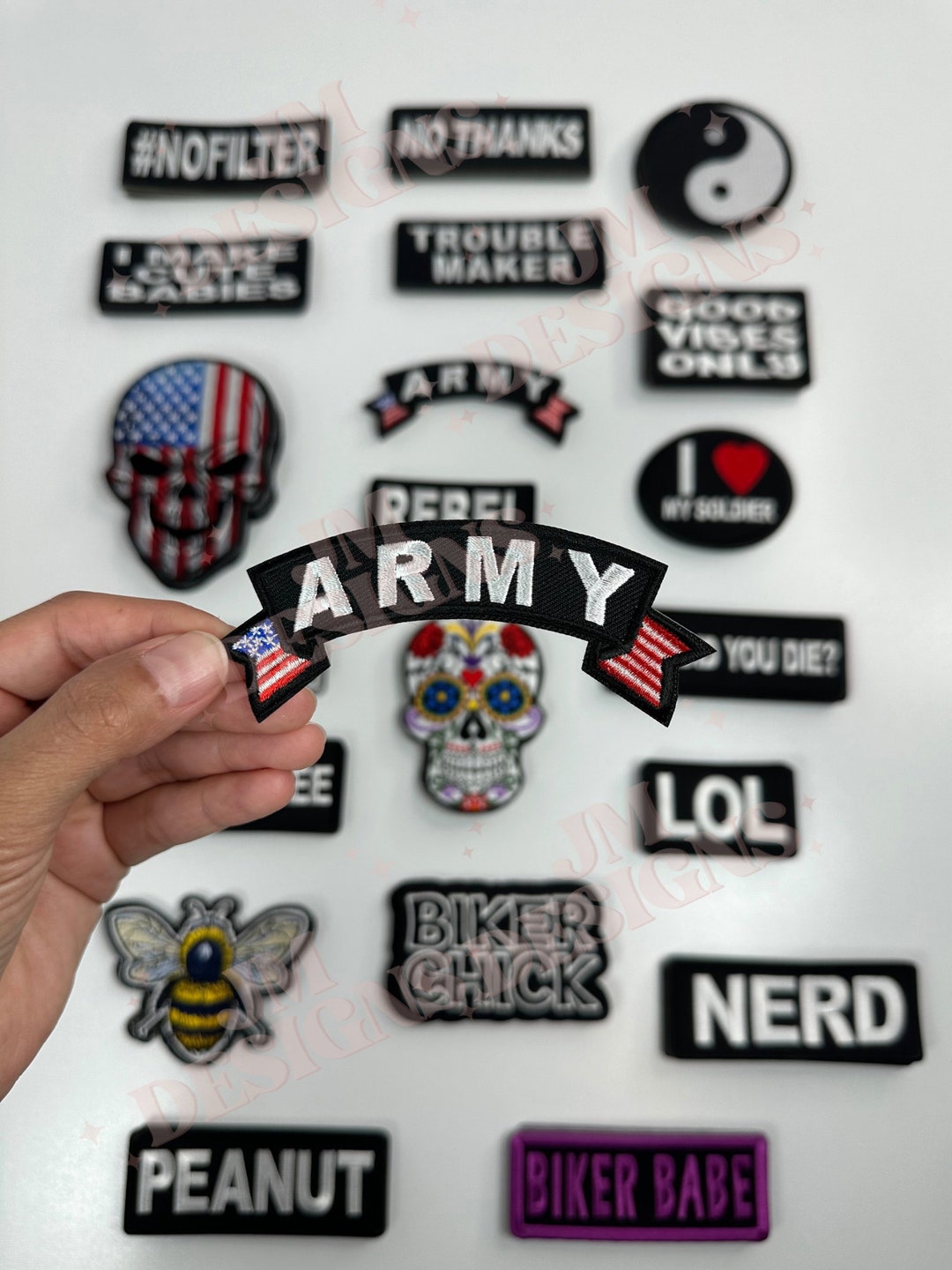 Army Iron on Patch |iron on |bold Patch| Funny Patches | Hat Bar ...