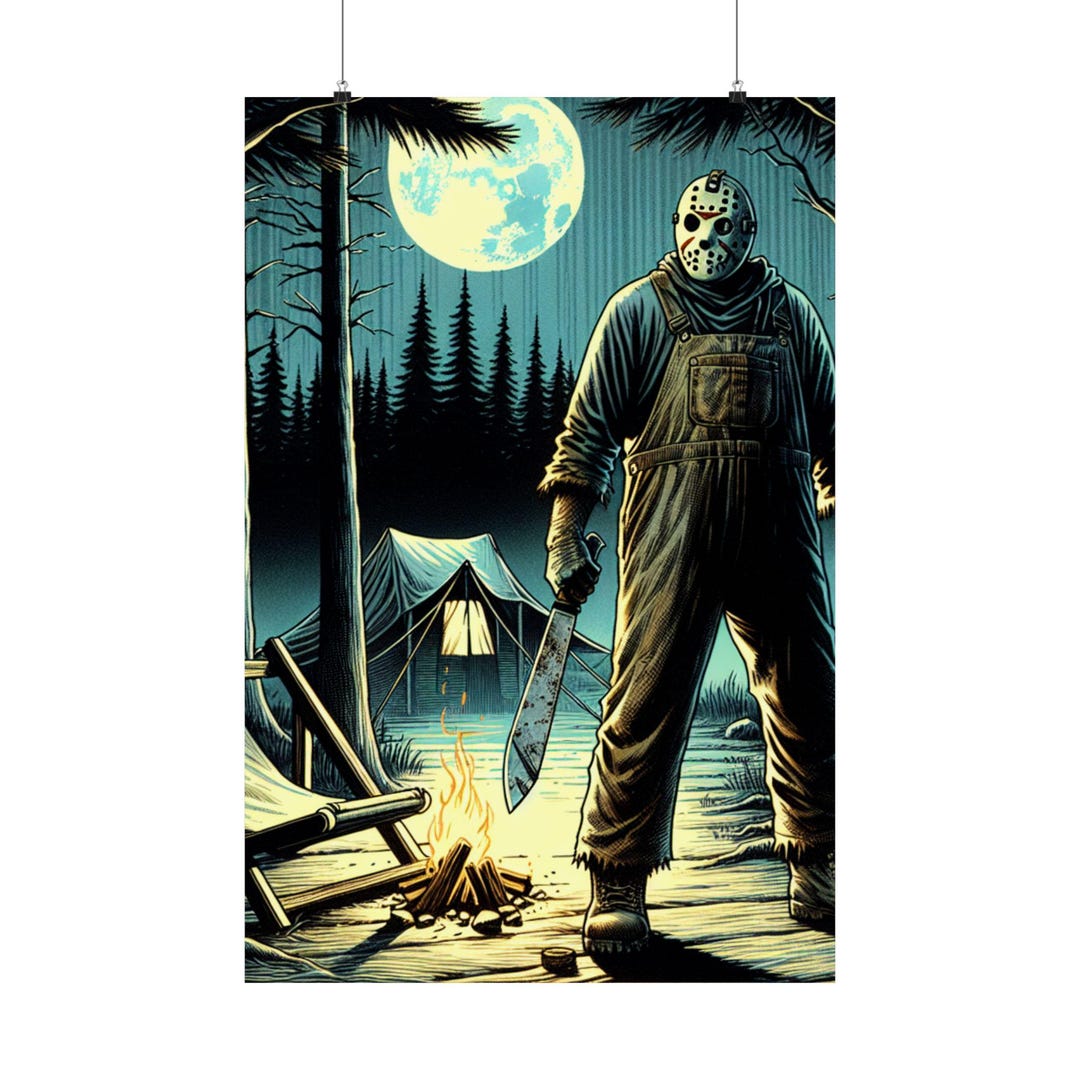 Jason Camp Crystal Lake Poster - Etsy