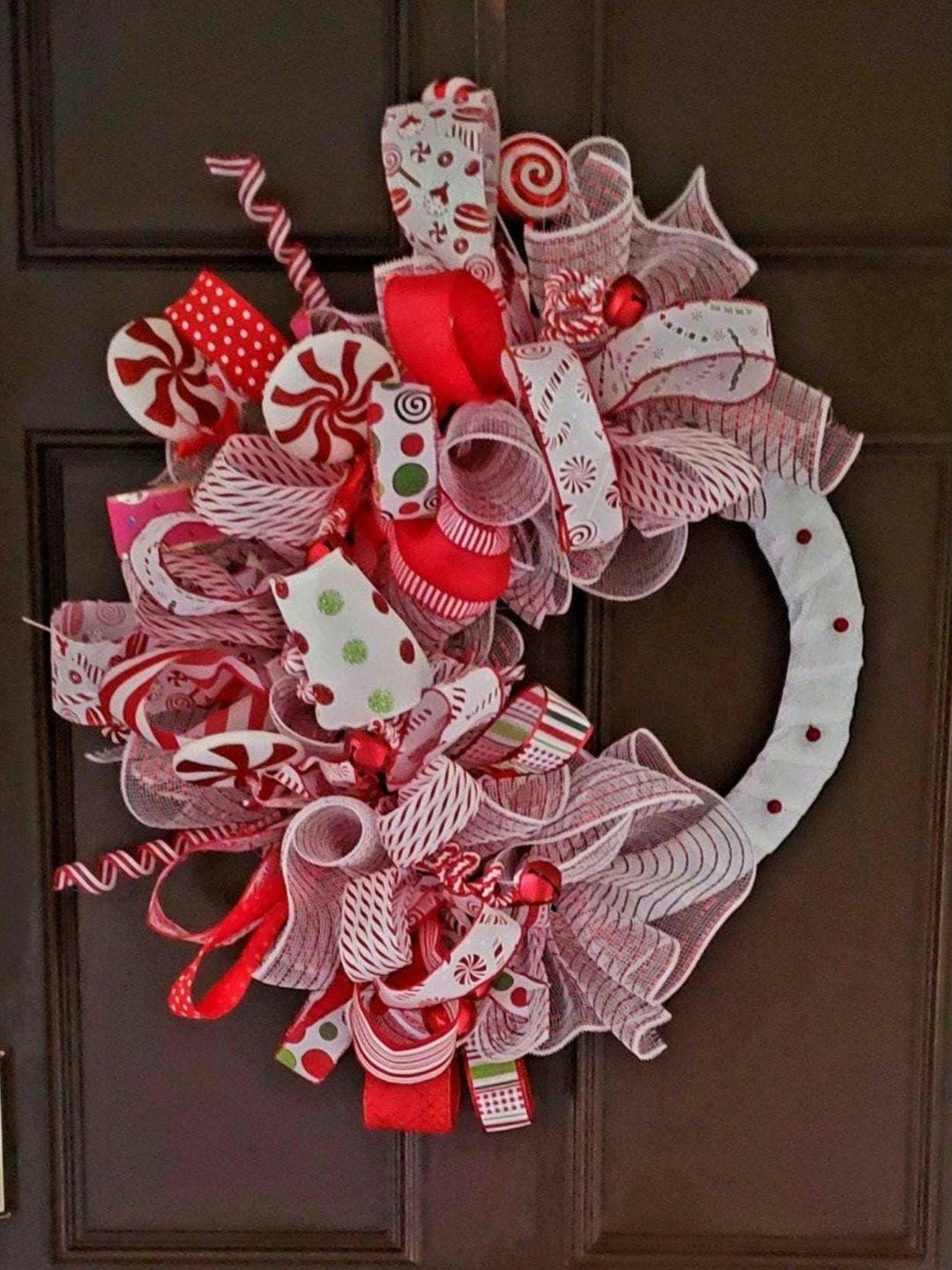 Whimsical Christmas Wreath - Etsy