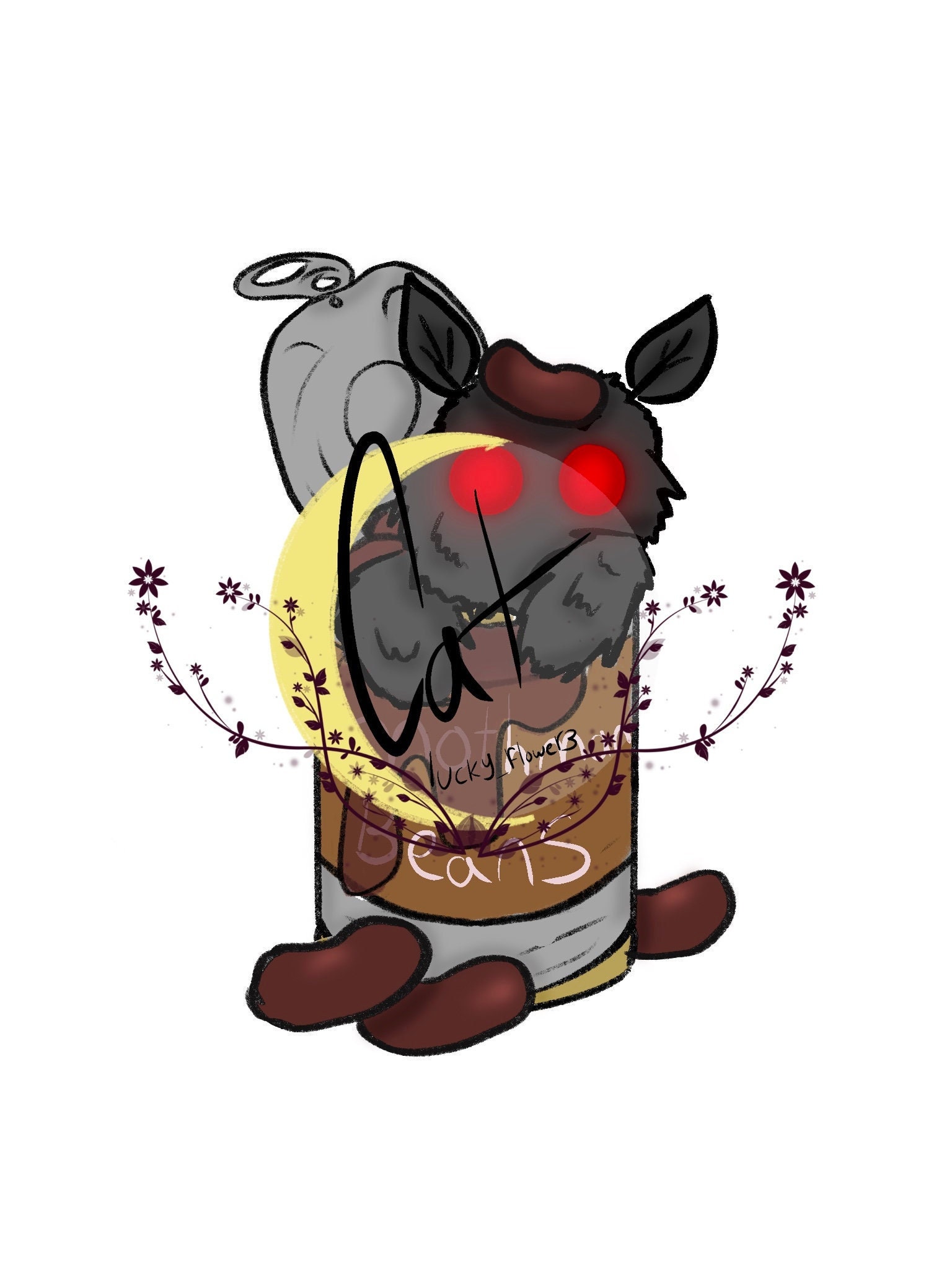 Can of Mothman Beans - Etsy