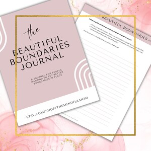Boundaries Journal, Boundary Setting, Setting Healthy Boundaries ...
