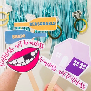 Bravo Real Housewives Quotes Photo Booth Props | Party Decorations ...