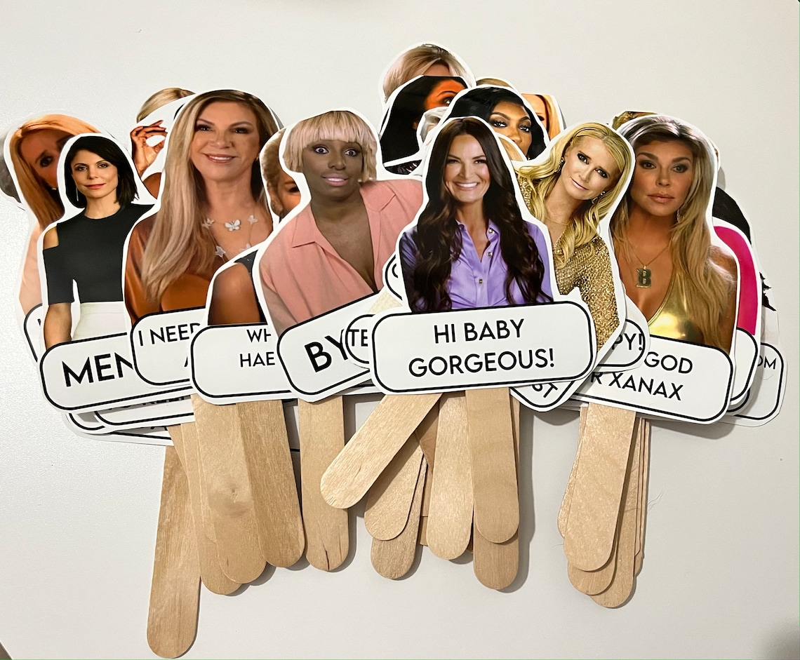 Bravo Real Housewives Party Decorations Cupcake Sticks - Etsy