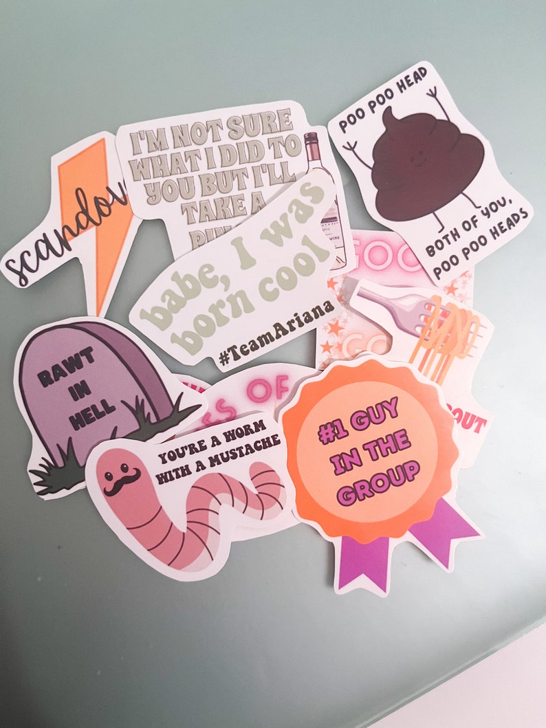 Vanderpump Rules Stickers - VPR Quotes - Bravo Stickers - Sticker Set ...