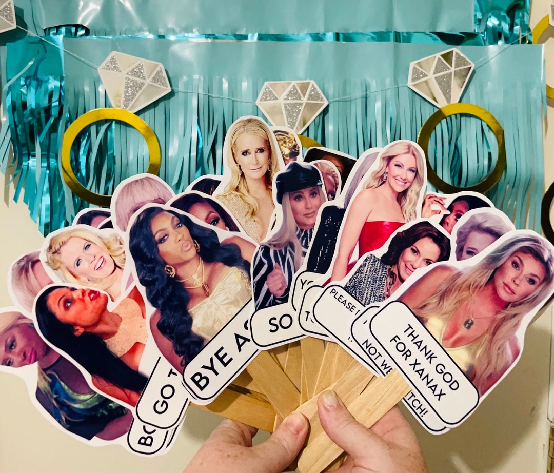 Bravo Real Housewives Party Decorations Photo Booth Props - Etsy