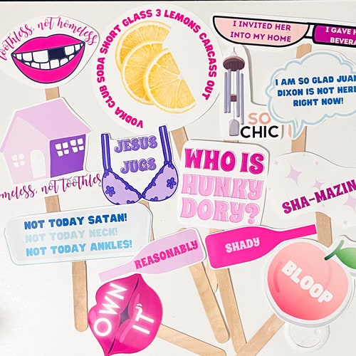 Bravo Real Housewives Party Decorations Photo Booth Props - Etsy