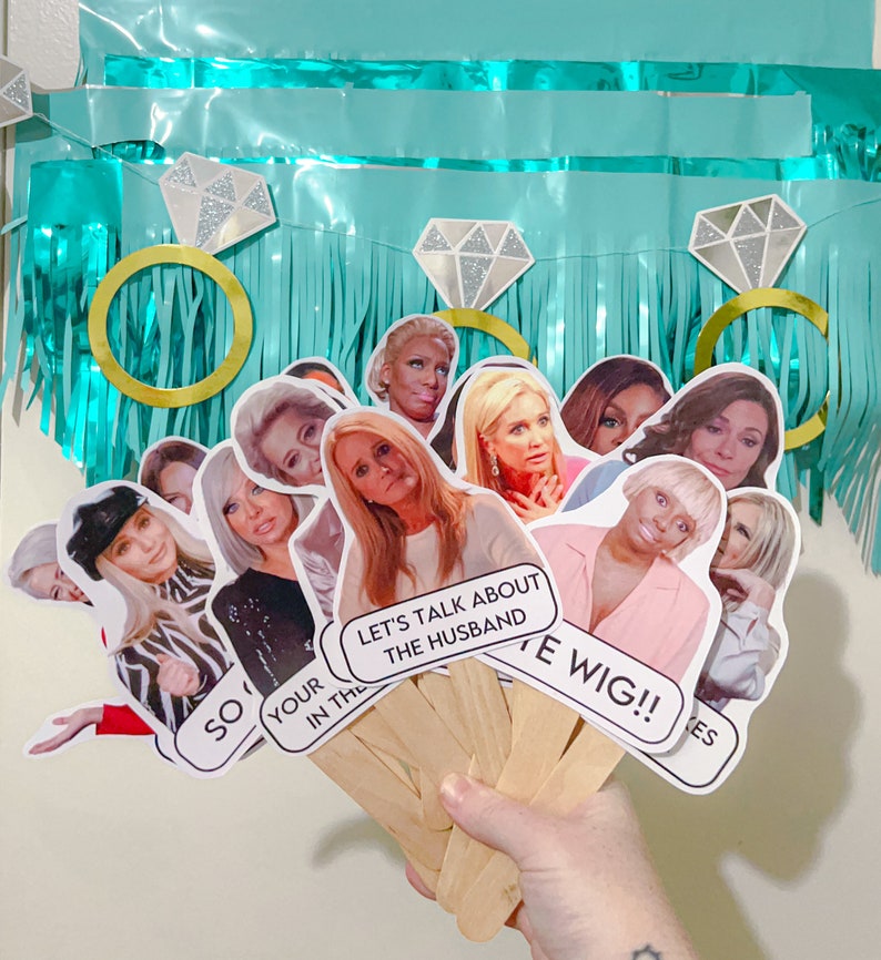 Bravo Real Housewives Party Decorations Photo Booth Props - Etsy