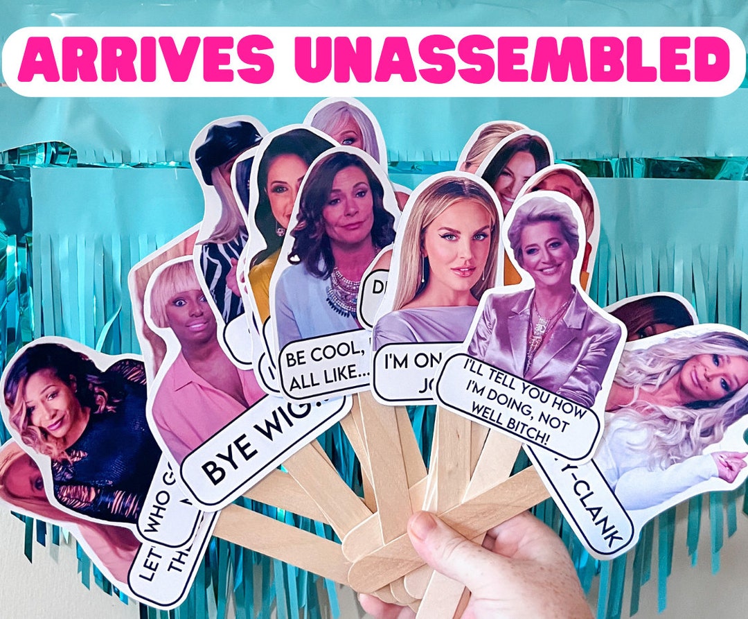 UPDATED Bravo Real Housewives UNASSEMBLED Party Decorations Photo Booth ...