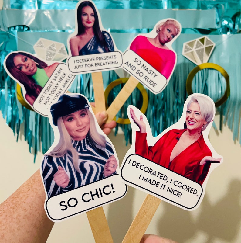 Bravo Real Housewives Party Decorations Photo Booth Props - Etsy
