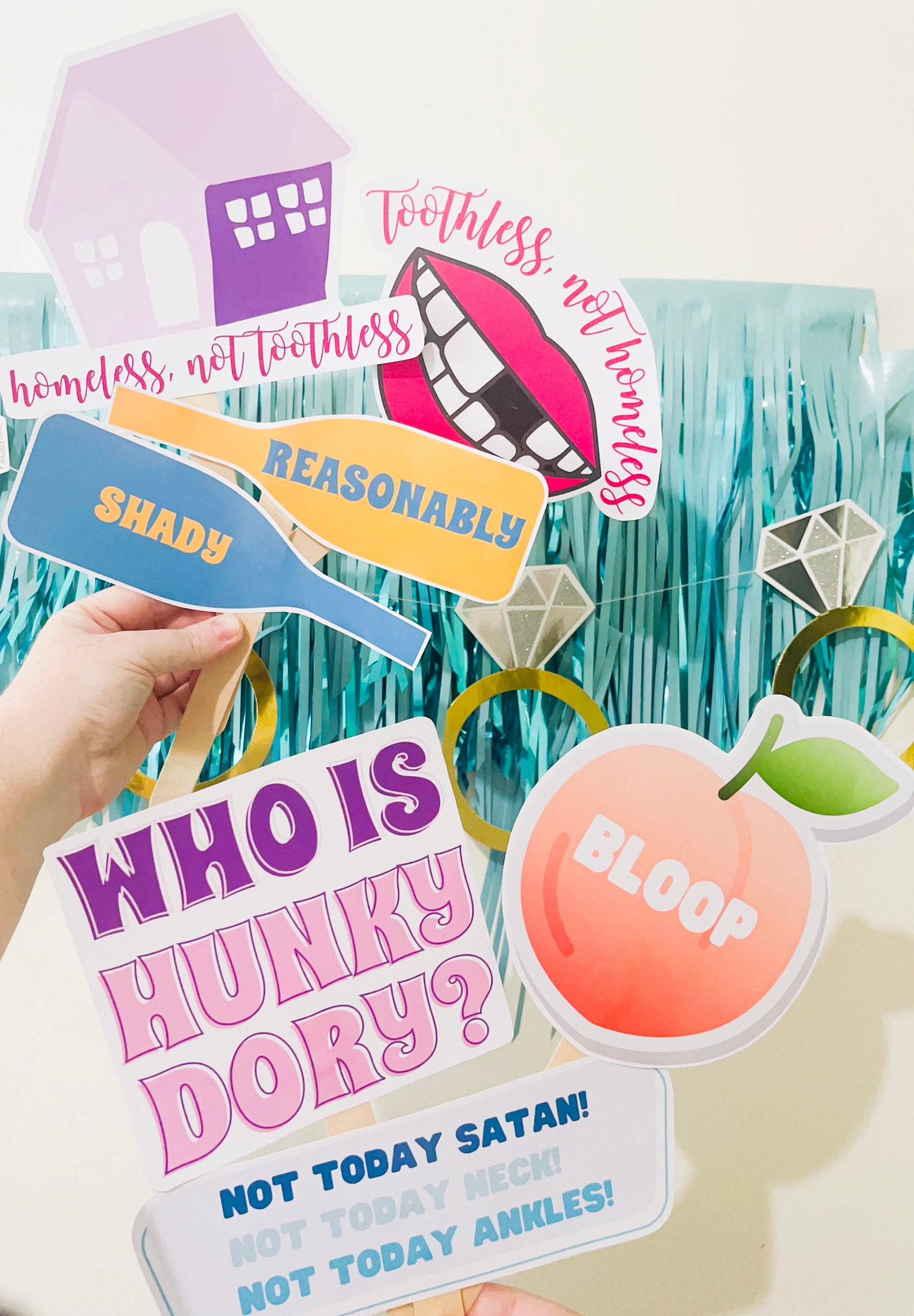 Bravo Real Housewives Quotes Photo Booth Props | Party Decorations ...