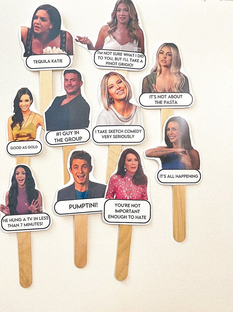 VPR Vanderpump Rules Photo Booth Props Bravo TV Party - Etsy