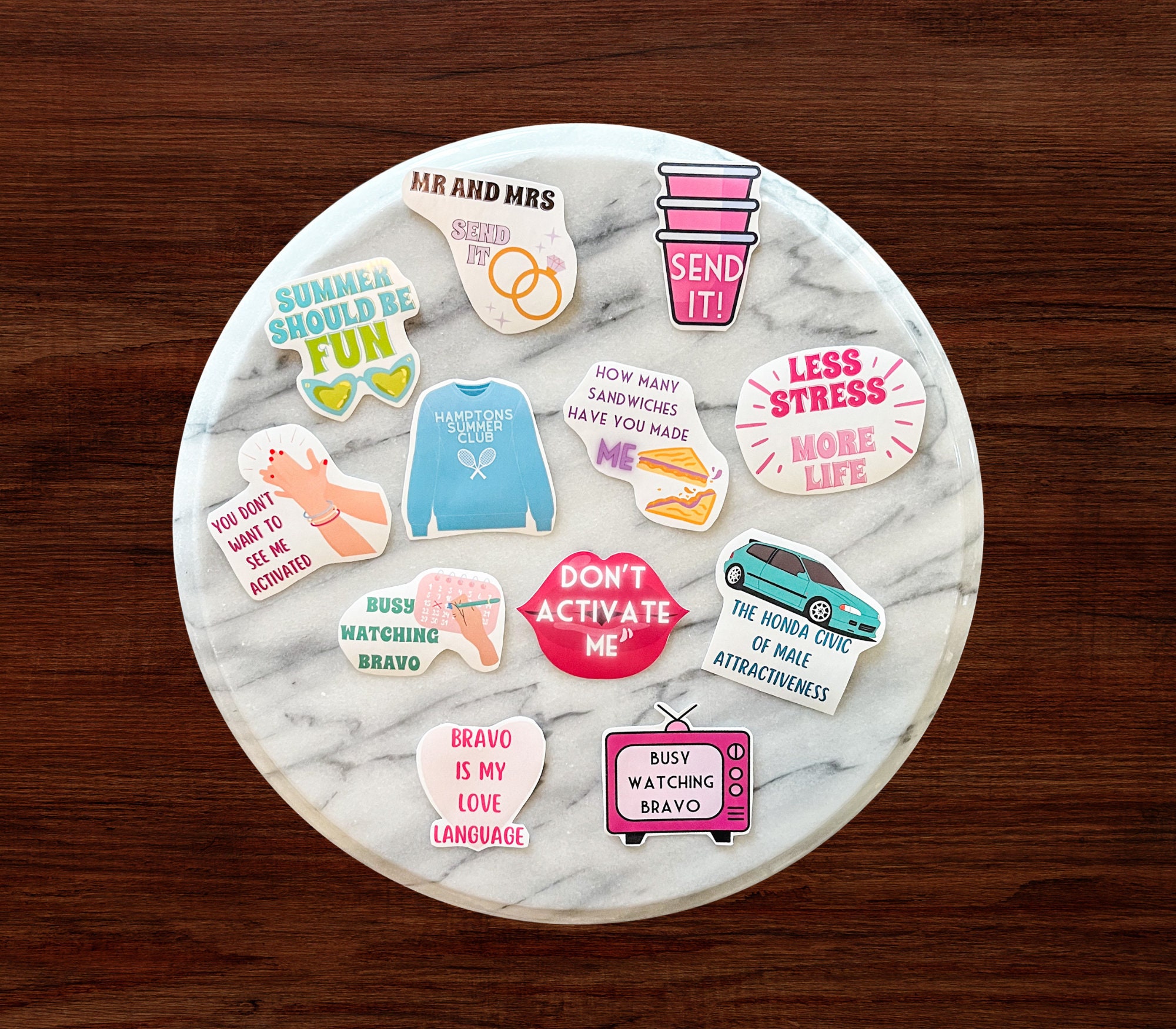Summer House Stickers - Bravo TV - Summer Should Be Fun - Sticker Set ...