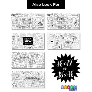 Large Coloring Poster | Healthy Smiles | Bulletin Board | Orthodontist ...