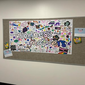 Kindness Matters Large Coloring Poster: Fun Group Activity - Etsy