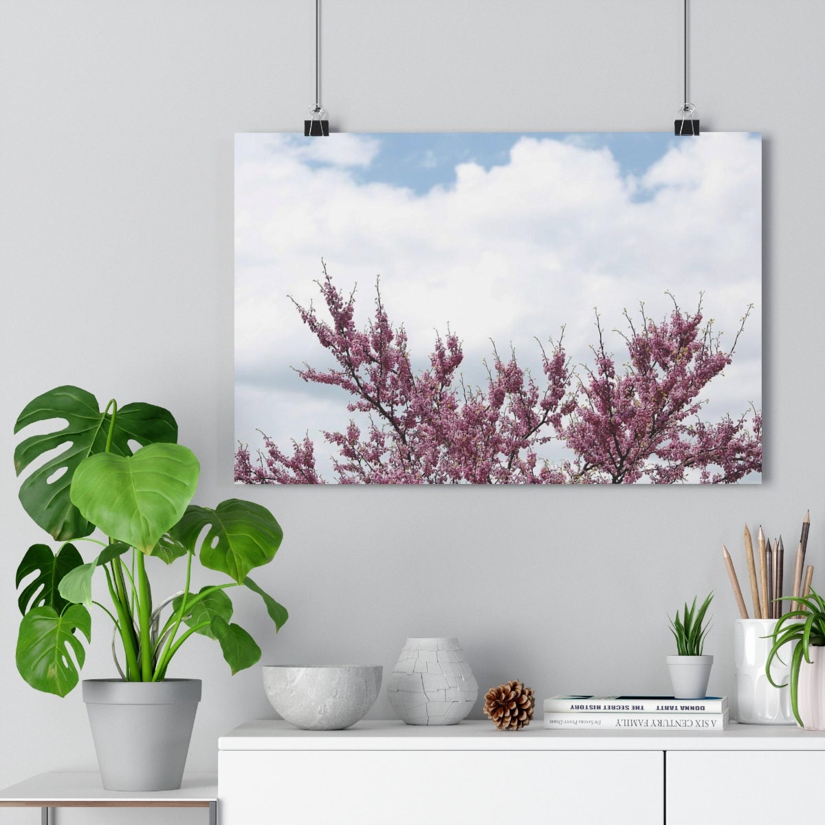 Cherry Blossom Tree Flower Blooms Poster Giclée Art Print - Etsy