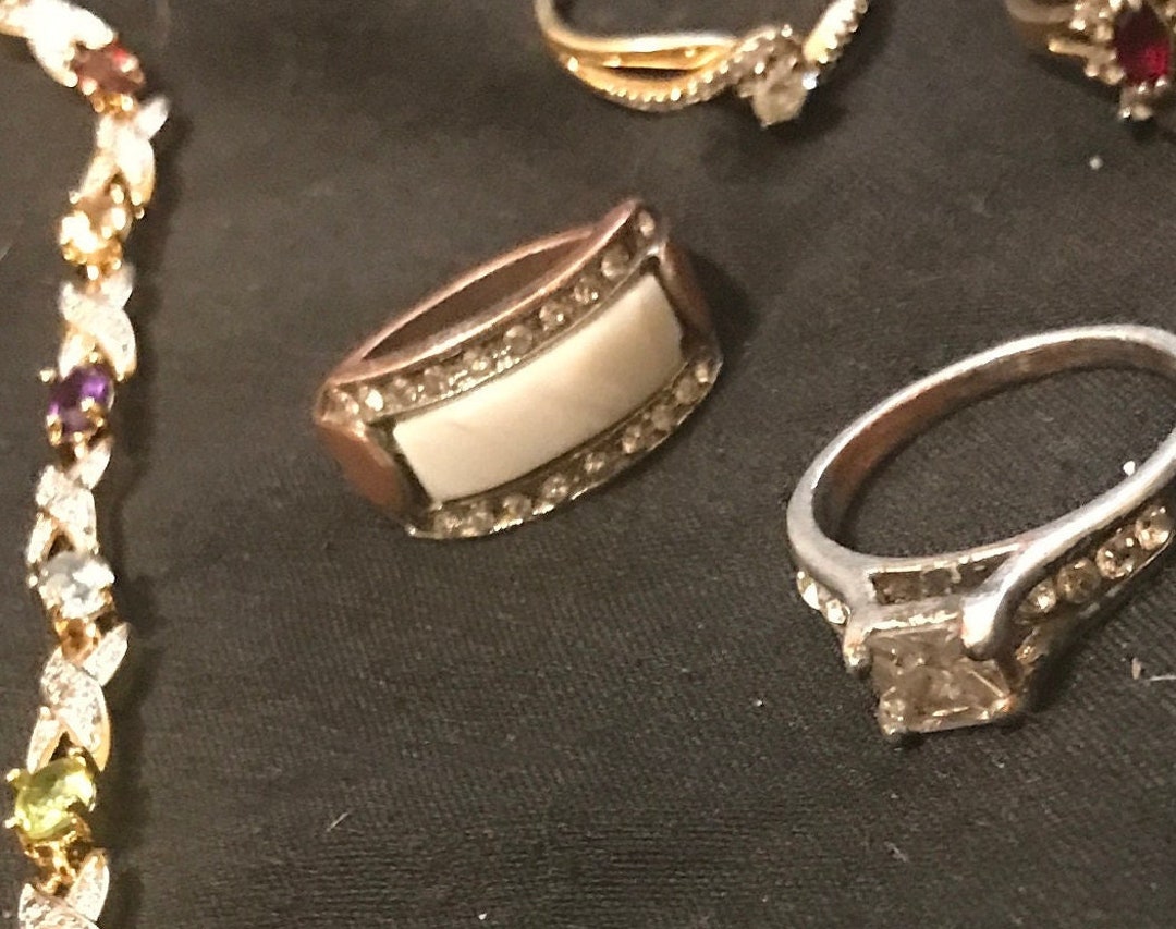 Rare Pearl Inlay Ring - Etsy