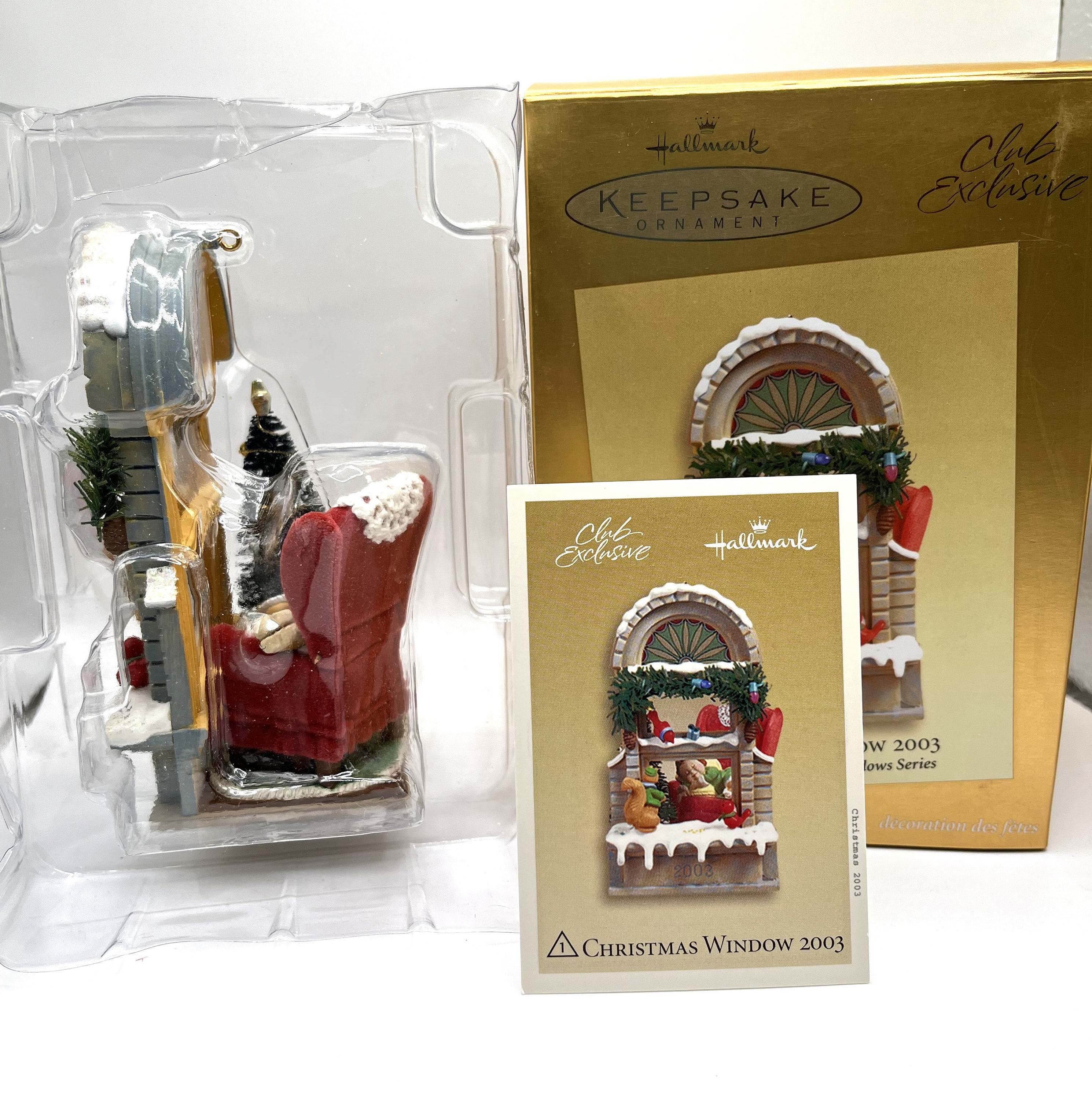 Club Exclusive!! Hallmark Keepsake Ornament, Christmas Window, First in ...