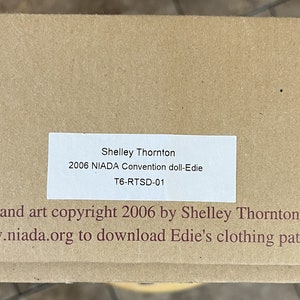 SALE! Save 25%! Super Rare!!! SIGNED Shelly Thornton Edie Doll, 2006 ...