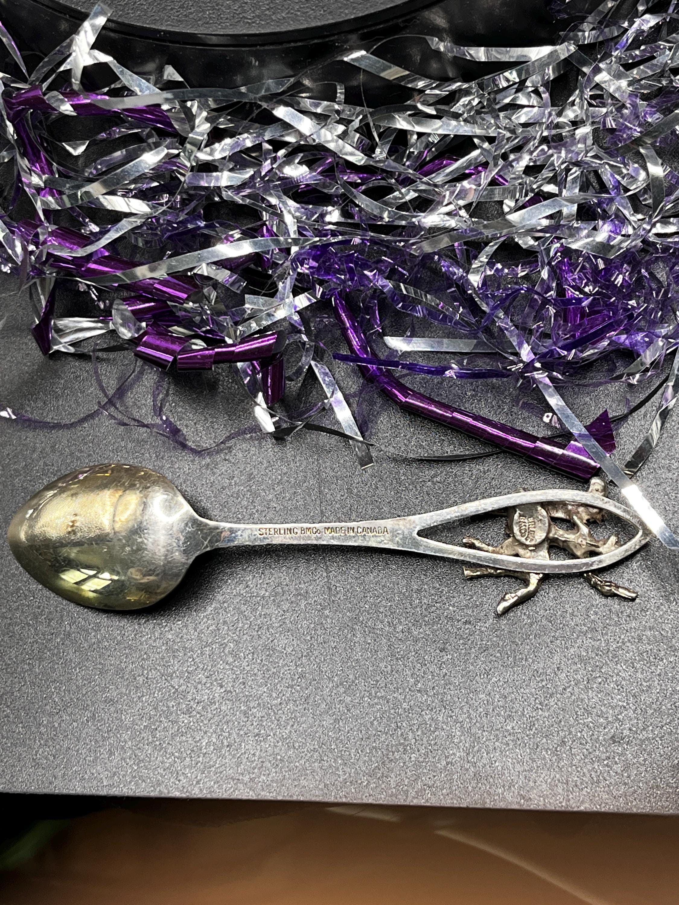 RARE Vintage / Antique Sterling Silver Collector Souvenir Spoon Calgary ...