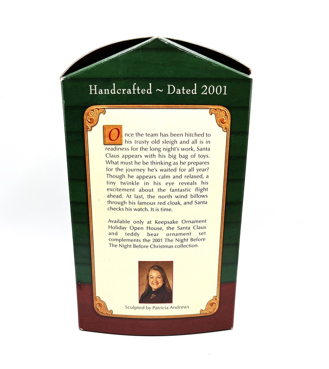 2001 Hallmark Keepsake Christmas Ornament Set QXI5395 Santa Claus W ...