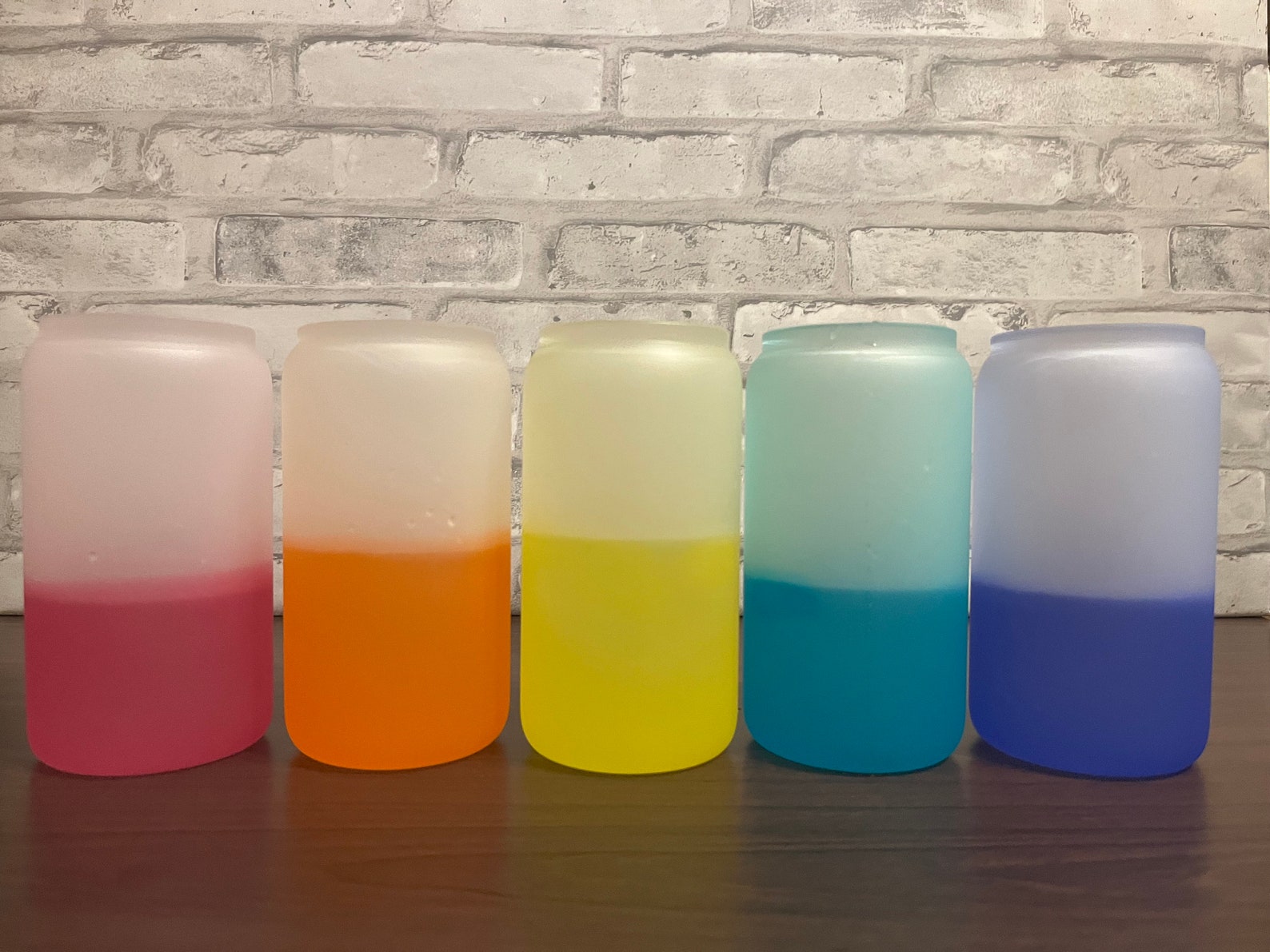 16oz Positive Affirmations Glass Cup - Etsy