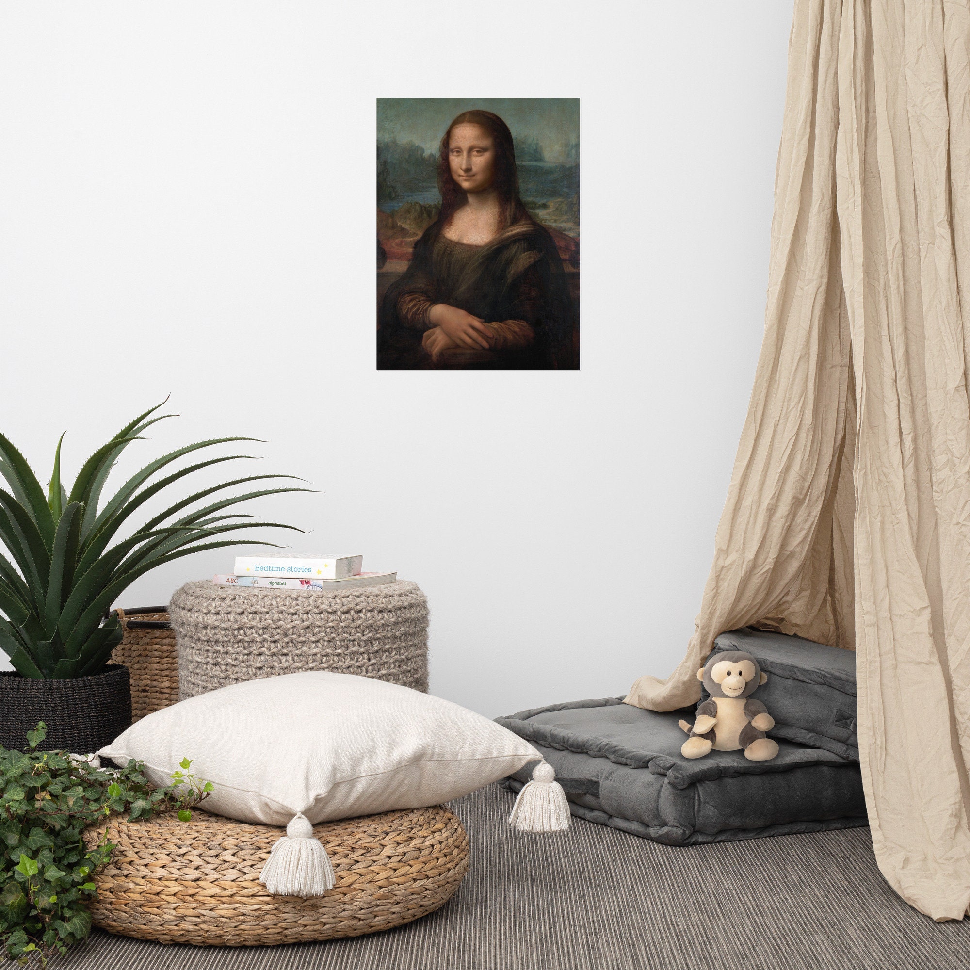Leonardo Da Vinci's Mona Lisa — Poster - Etsy