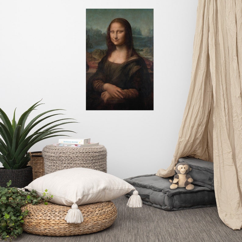 Leonardo Da Vinci's Mona Lisa — Poster - Etsy Australia
