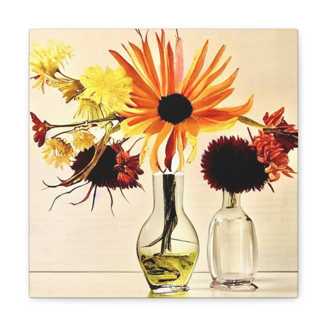 Abstract Art Flower Arrangement - Etsy