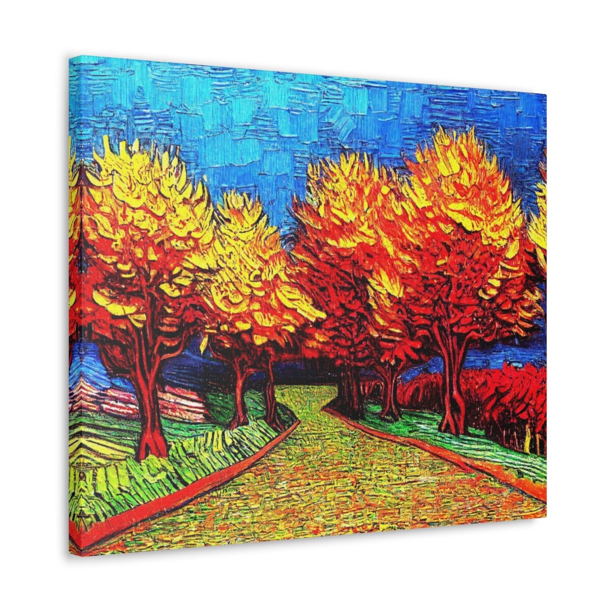 Dutch Fall Modern Art Canvas Wall Art Print - Etsy