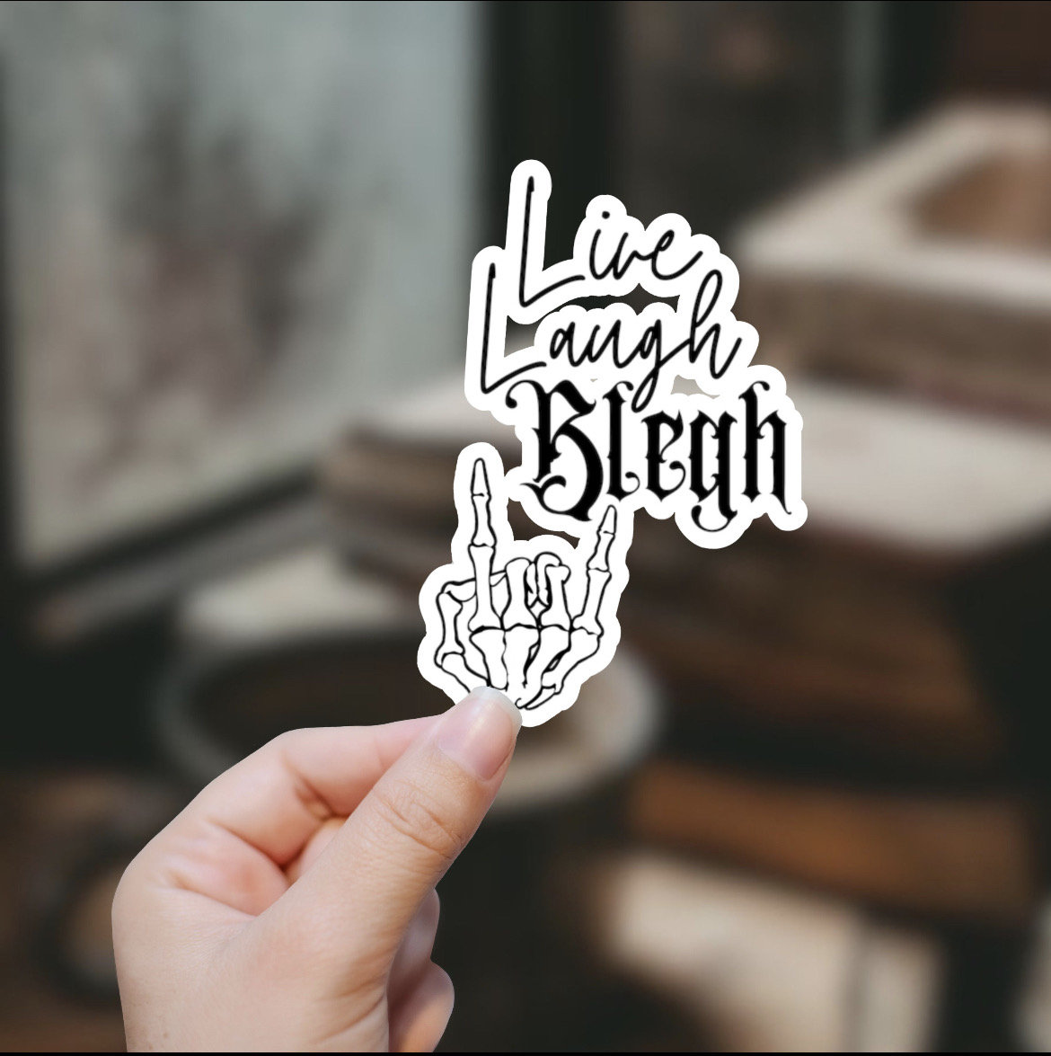 Live Laugh Blegh Sticker Stickers for Kindle Laptop Decals - Etsy Australia