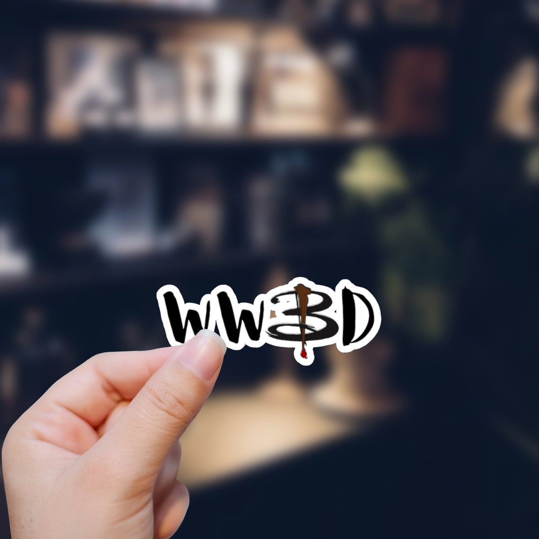 What Would Buffy Do Sticker Mr Pointy Sticker 2000s TV Stickers Vintage ...