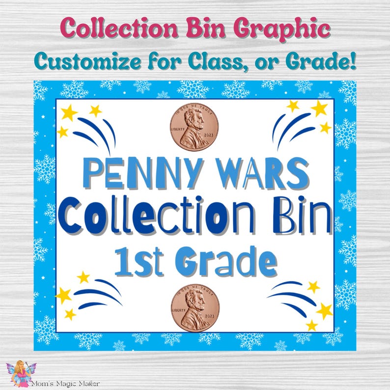 Penny Wars Fundraiser Bundle * Winter Themed * Pta/pto/booster Clubs ...