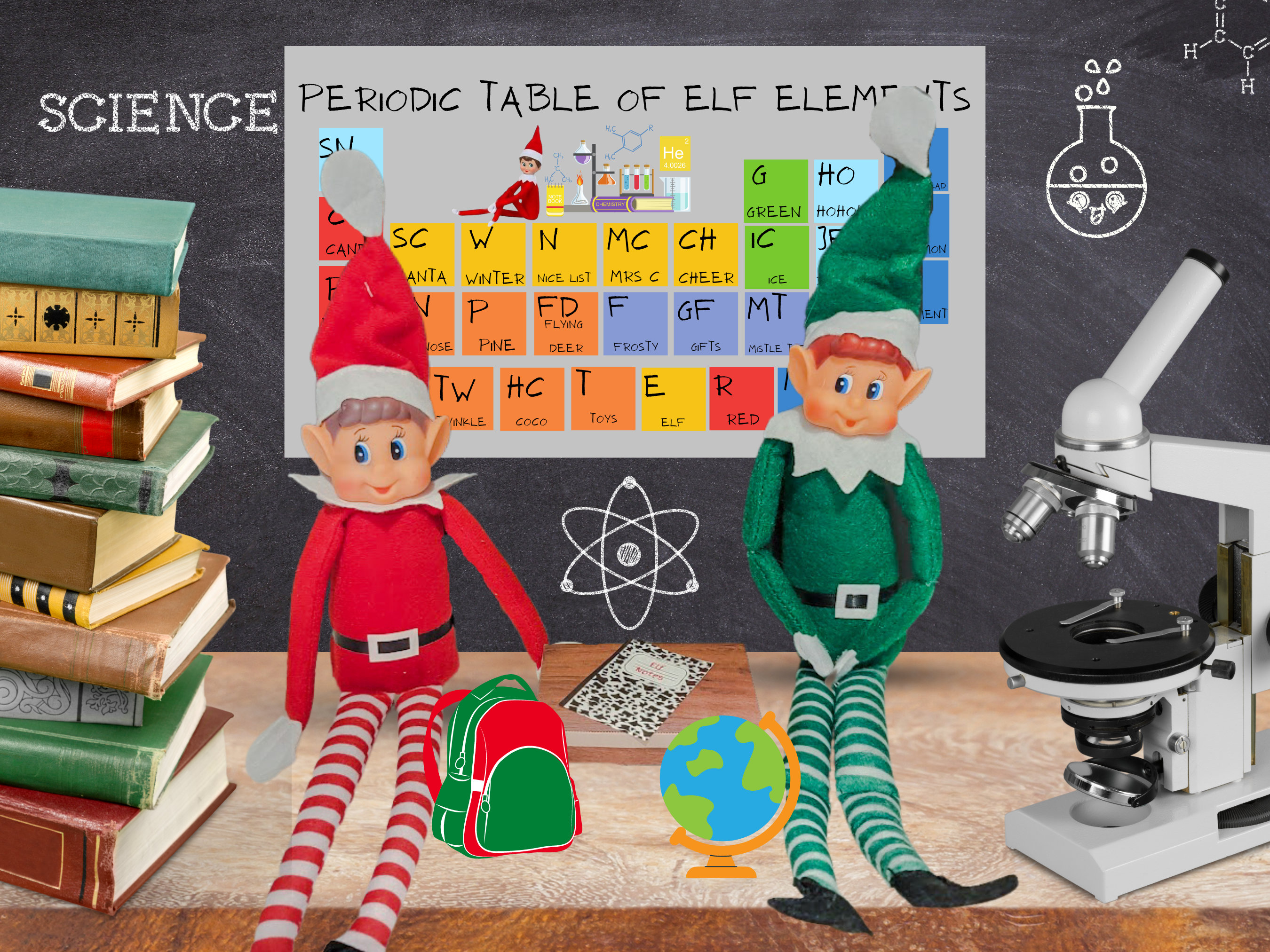 Elf Goes to School * Christmas Elf Download - Etsy