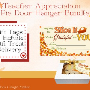 Teacher Appreciation Door Hanger, VIP Room Service, Anyway You Slice It ...