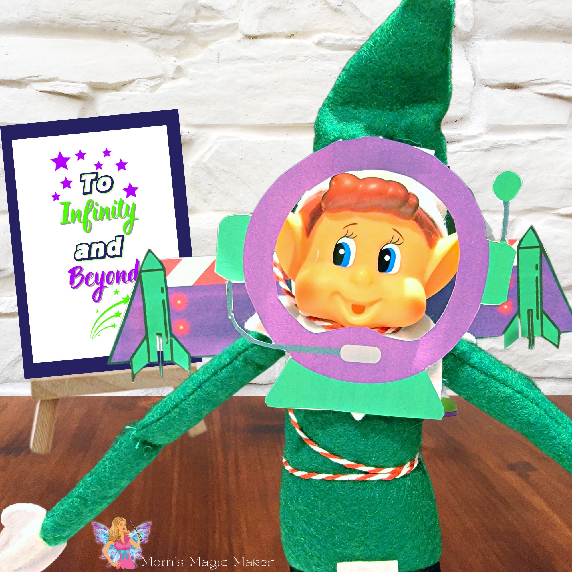 Elf Lightyear Space Ranger Printable Props – Rocket Ship, Wings, and ...