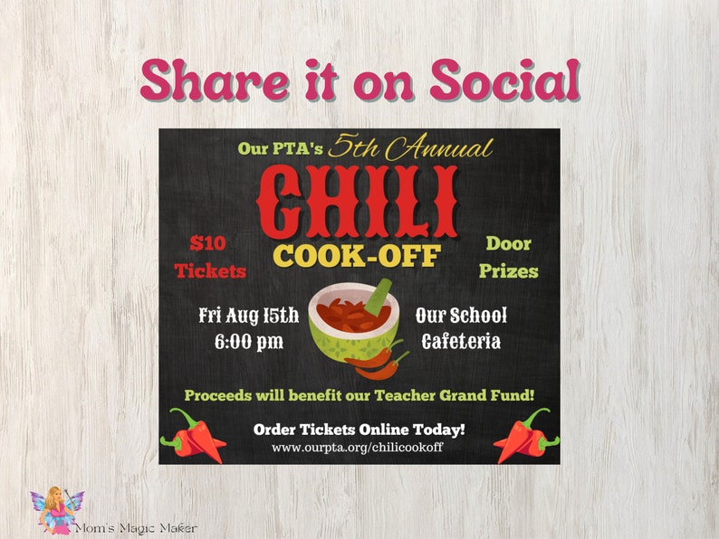 Chili Cook off Event Templates | Editable Canva Flyers, Posters ...