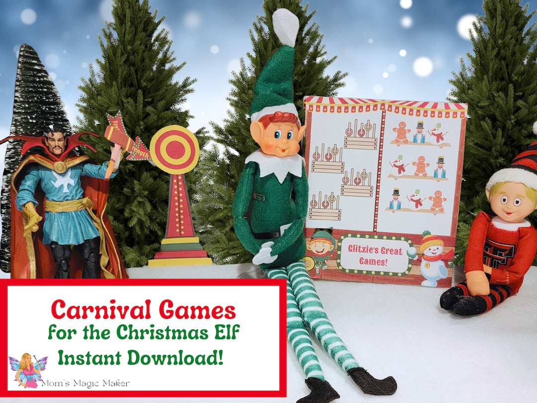 Printable Carnival Games for Christmas Elves * Instant Download - Etsy