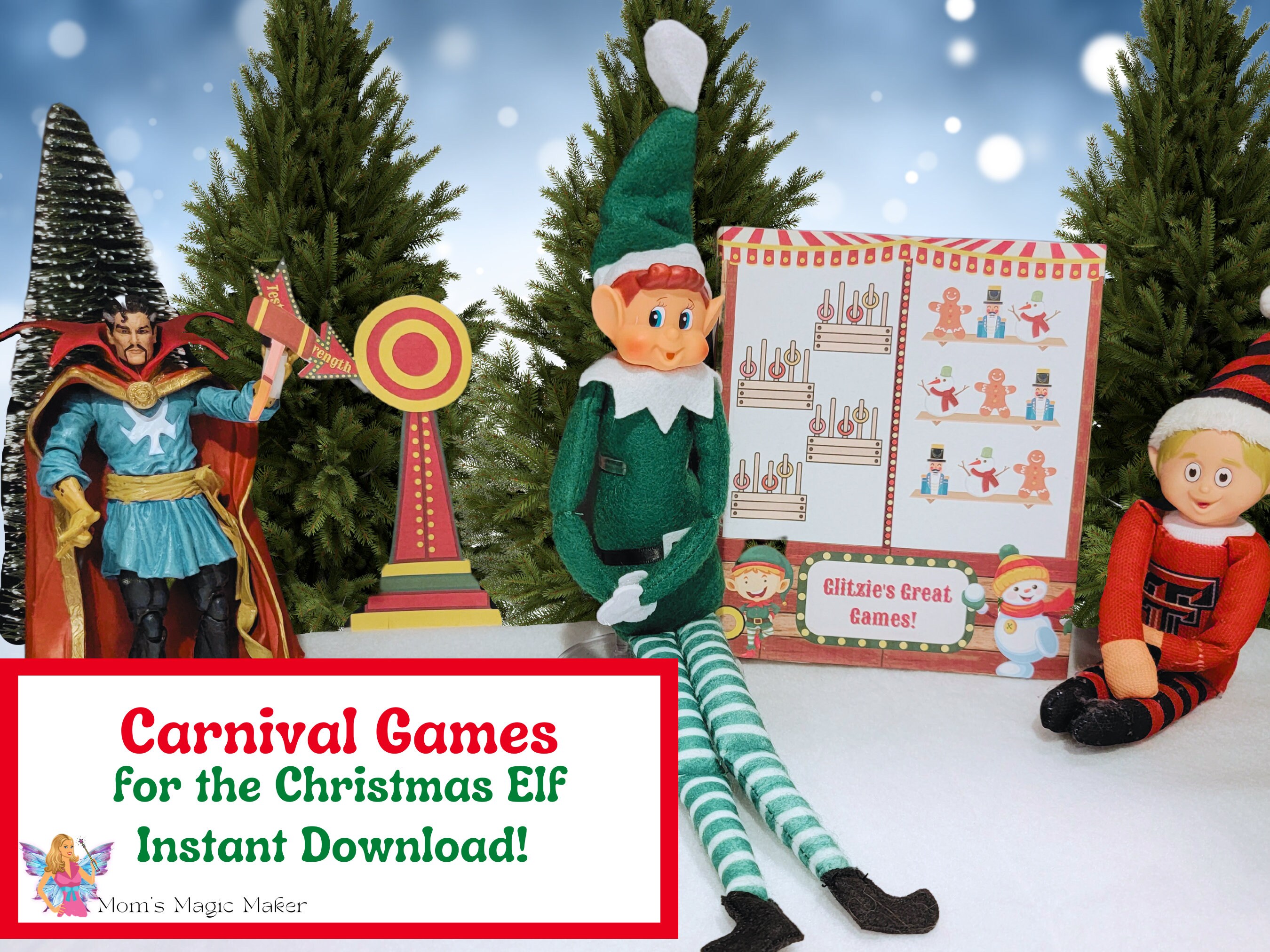 Printable Carnival Games for Christmas Elves * Instant Download - Etsy