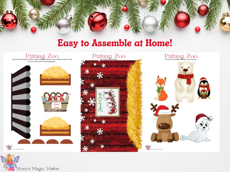 Printable Petting Zoo for Christmas Elves * Instant Download - Etsy