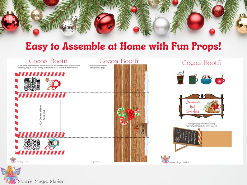 Printable Hot Cocoa Stand for Christmas Elves * Instant Download - Etsy