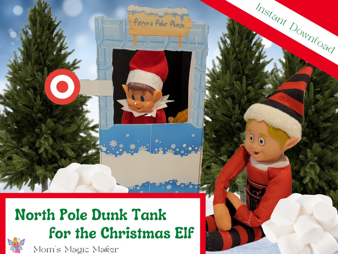 Printable Dunk Tanks for Christmas Elves * Instant Download - Etsy