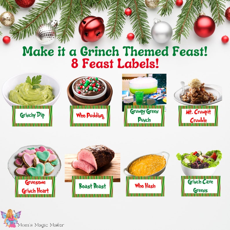 Elf Celebrates Grinchmas, Themed Digital Prop Kit for Christmas Elves ...
