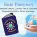 World Cultures Passport Activity * Passport for Kids Instant Download ...