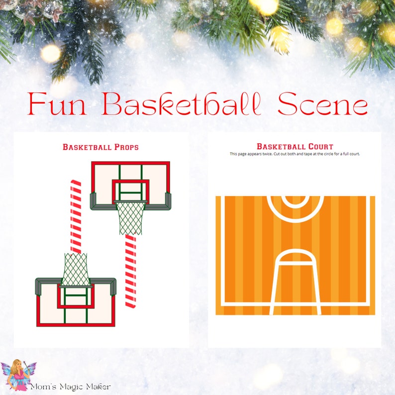 Christmas Elf Basketball Printable Pack – Elf Plays Basketball With ...